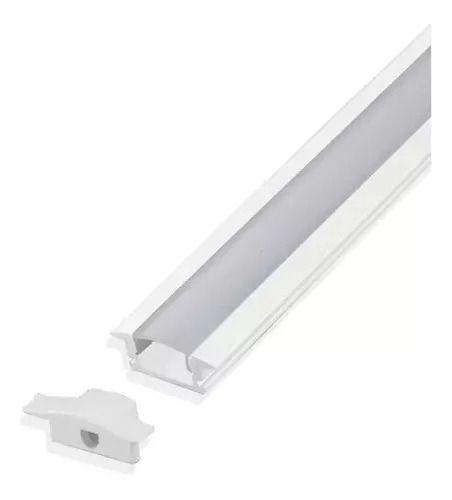 Perfil De Led Com Difusor Slim Embutir Gesso Marcenaria 3M - Capte ...