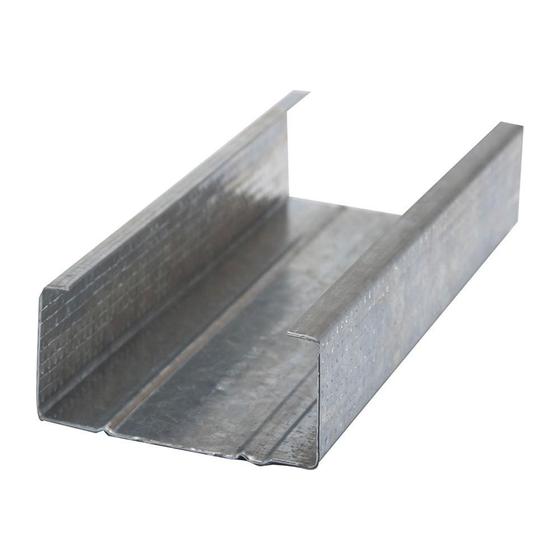 Perfil Montante 90 Steel Frame em Aço Galvanizado 0,95mmx3m Cinza ...