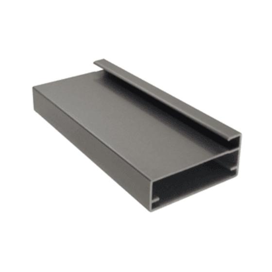 Perfil Montante Inox Porta De Vidro Rm-059 - 2 Barras De 3 Metros ...