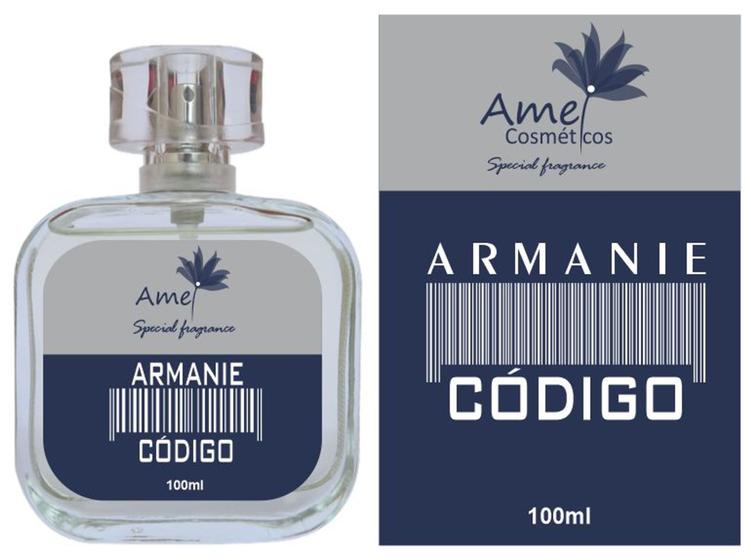 Perfume Amei Cosméticos Armanie Código 100ml - Perfume Masculino ...