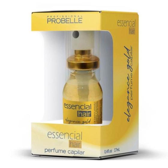 Perfume Capilar Probelle Essencial Hair Elegance Gold 17Ml - Cuidados ...
