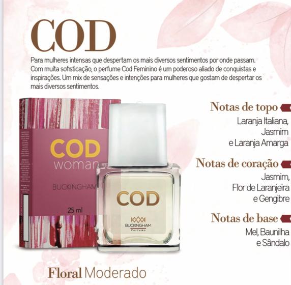 Perfume Cod Woman Buckingham 25ml - Perfume - Magazine Luiza