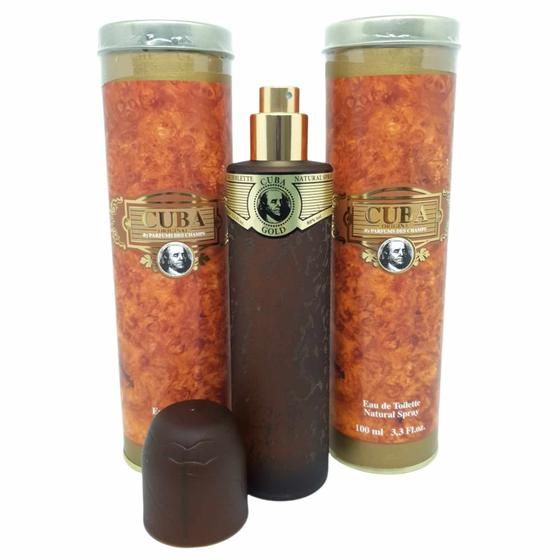 Perfume Cuba Gold Masculino Importado + Cuba Gold Importado 100 ml ...