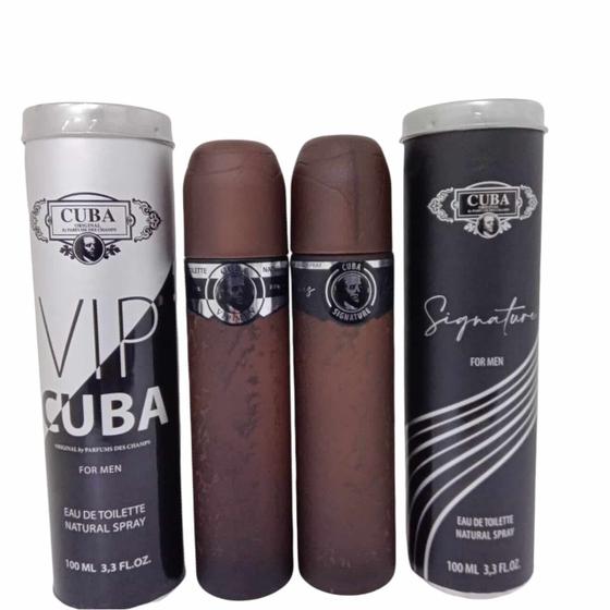 Perfume Cuba VIP Masculino Importado + Cuba Signature Importado 100 ml ...