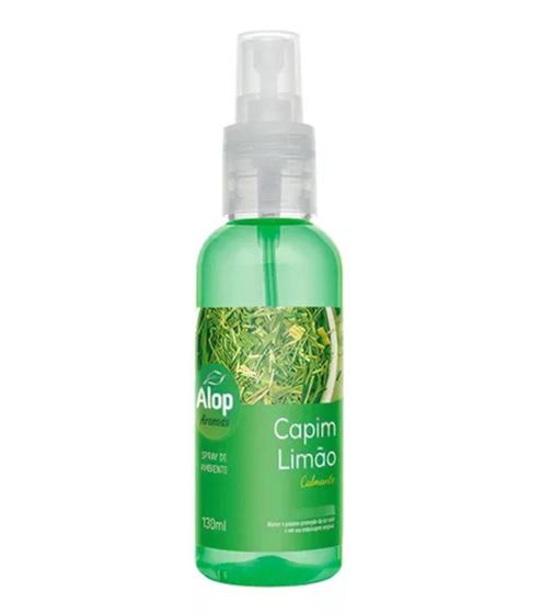 Perfume De Ambiente Spray Borrifador 130Ml Capim Limão - Alop - Difusor ...