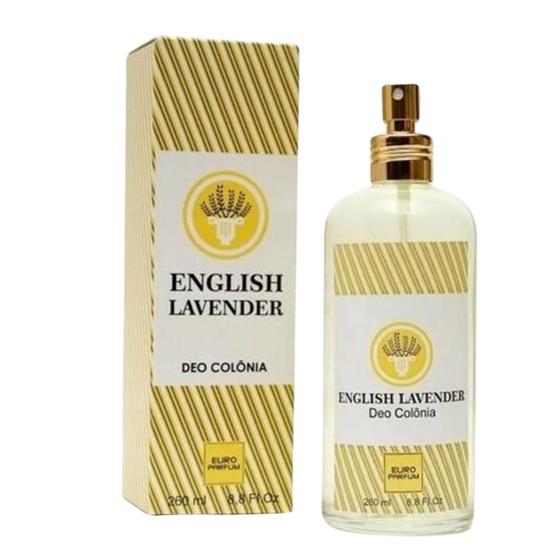 Perfume Deo Colônia Lavanda Inglesa English Lavender Europarfum 260 ml ...