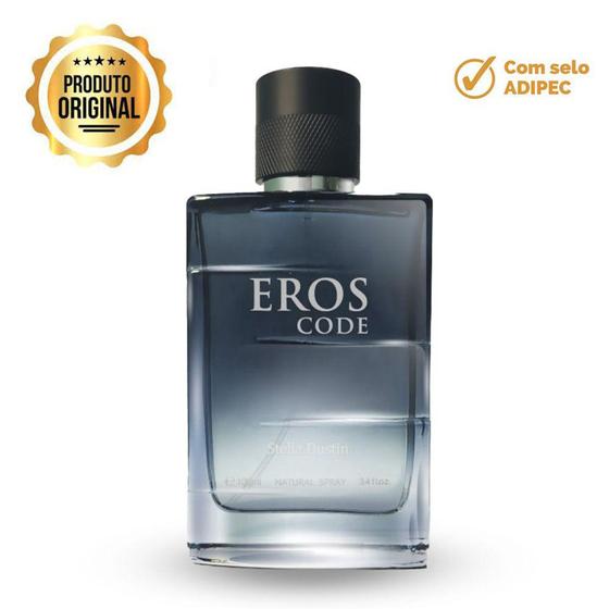 Perfume Eros Code EDP Stella Dustin Masculino 100ml - Perfume Masculino ...