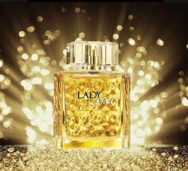 Perfume Importado Feminino Lady Gold Paris Eau de Parfum - Natural ...