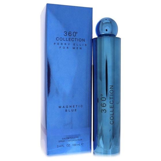 Perfume Masculino Perry Ellis 360 Collection Magnetic Blue EDT 100 Ml ...