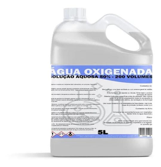 Peróxido De Hidrogênio Puro P/ Piscinas Limpeza Pesada - 5 L - Alquimia ...