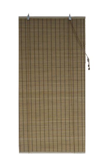 Persiana Bambu Rolo Caramelo 80 (L) X 220 (A) C/ Bandô Madeira - Top ... Persiana Bambu Rolo Caramelo 80 (L) X 220 (A) C/ Bandô Madeira - Top ...