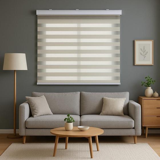 Persiana Double Vision Sunny 140larg x 160alt (com bandô) - Top Flex ...