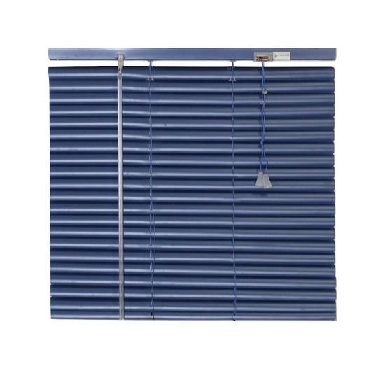 Persiana Horizontal PVC Azul 50 (L) X 45 (A) cm Cortina Completa C/ Kit ...