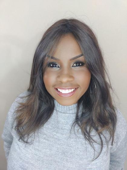 Peruca humana lady castanho natural com pontas loiras - Blessed Cabelos ...