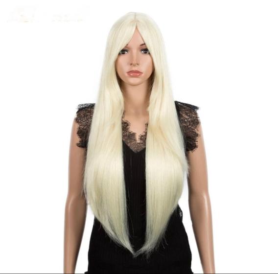 peruca orgânica lisa com franja 70cm Lindíssima - gm hair - Perucas ...