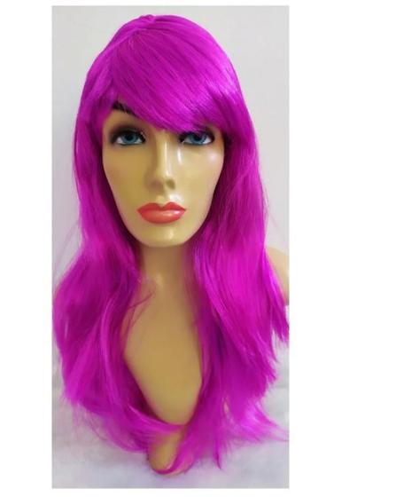 Peruca Pink Lisa Festa Fantasia Carnaval Cosplay Rosa - Bwx - Perucas ...