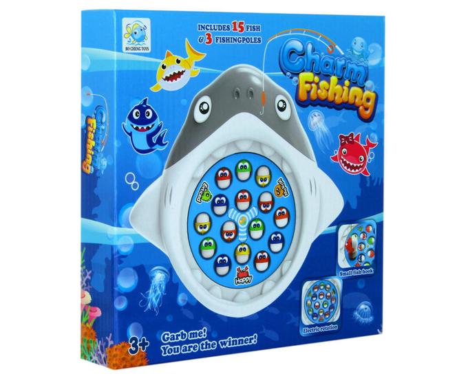 Pescar Pega Peixe Pescaria Maluca Tubarão Fish - Bo Cheng Toys - Jogo ...