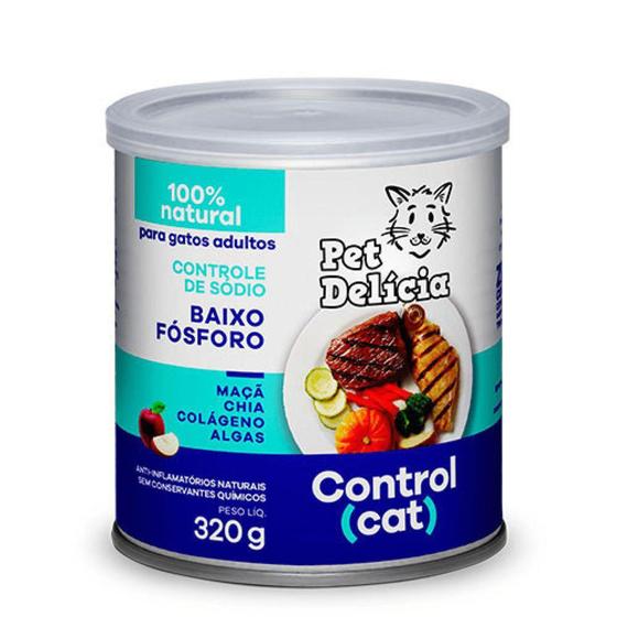 Pet Delícia para gatos - Control Cat 320g - Ração Úmida para Gato ...