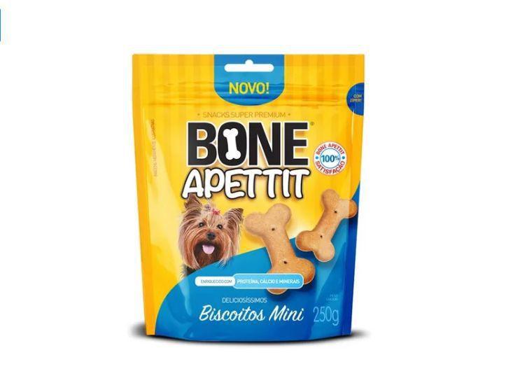 Petisco Biscoito Bone Apettit Mini 250g Pet Cães Cachorros ...