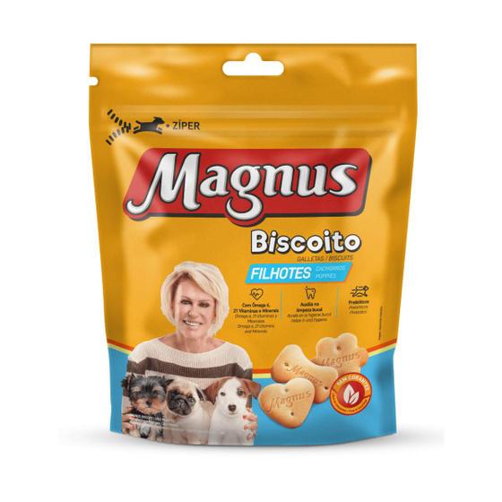 Petisco Premium Magnus Biscoito Cães Filhotes 200g - Outros Pet Shop ...
