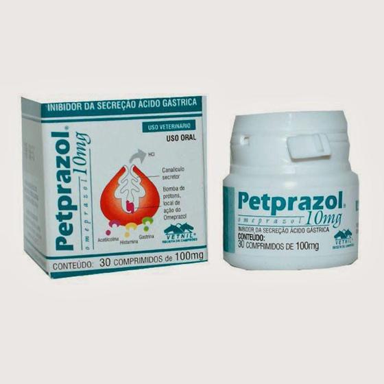 PETPRAZOL 10mg - frasco com 30 comprimidos - Vetnil - Farmácia Pet ...