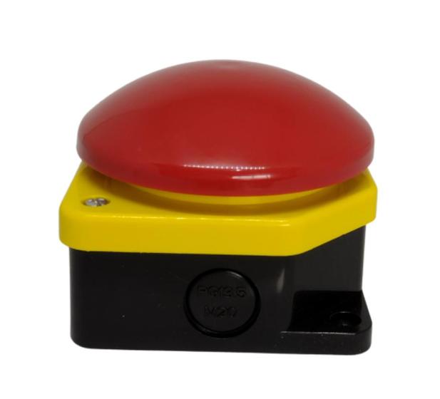 PG1M9W01 Botão De Comando Cogumelo 1 Nc Momentaneo Vermelho Controles Auxiliares Elevadores ...