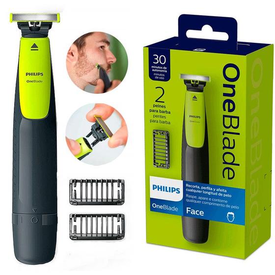 Philips OneBlade Gilete Elétrica c/ 2 Pentes QP2510 Original ...