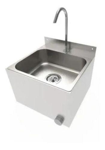 Pia Assepsia Inox 304 Lavatório De Mão Acionamento No Joelho - Dos ...