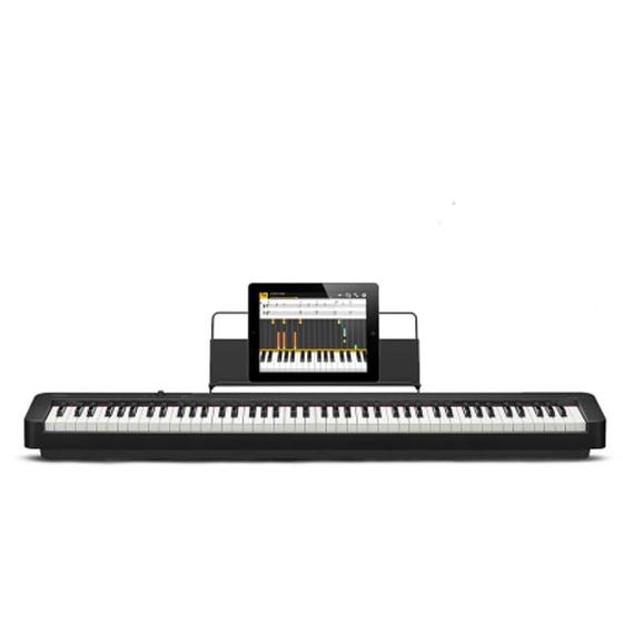 Piano digital Casio CDP S90 com 88 teclas acabamento em resina fosca conexão USB to host tipo B ...