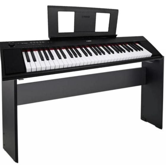 Piano Digital Yamaha NP-12 Piaggero c/ Móvel Suporte Madeira - Piano - Magazine Luiza