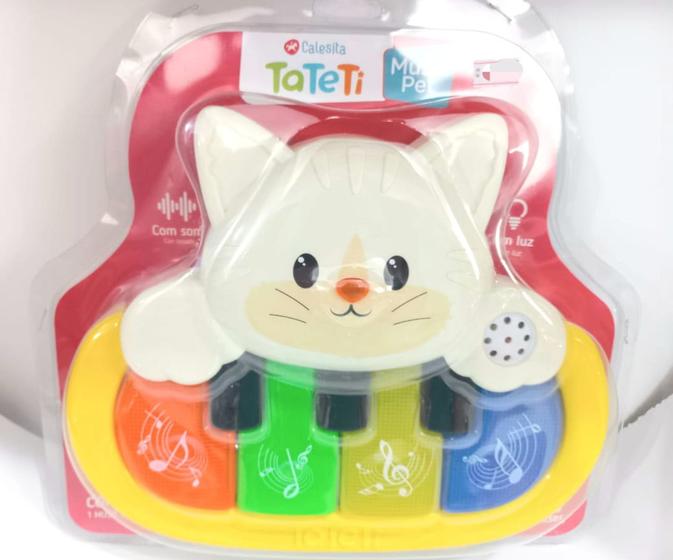 Piano Musical Infantil Music Pet Gatinho Som E Luzes-Tateti - TA TE TI ...