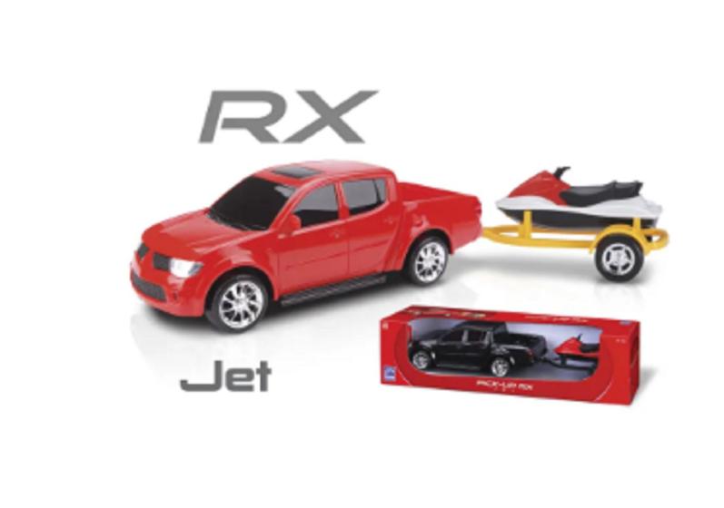 Pick-up Rx Com Jet Ski Engatado com Rodas Livre, Caminhonete com ...