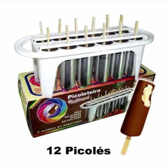 Picoleteira c/Guia para Palito c/12 Cavidades - Gallizzi - Formas e ...