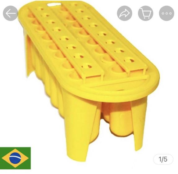 Picoleteira Forma De Picolé Geladinho 16 Picolés AMARELA - Inovacce ...