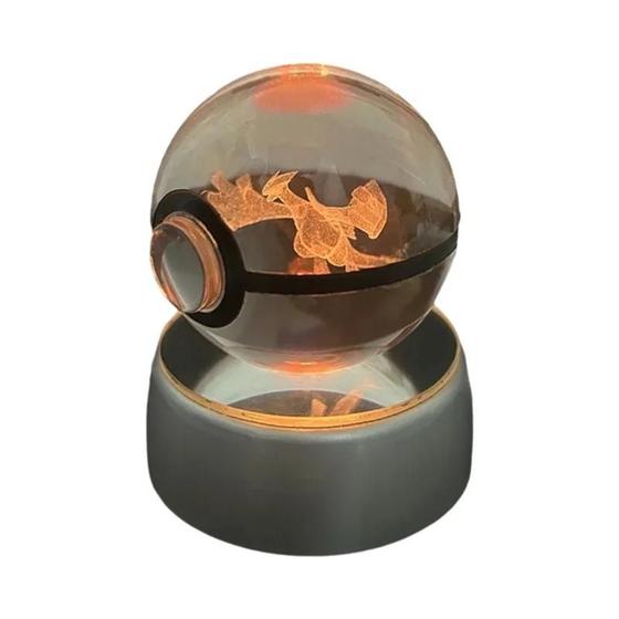 Pikachu Gengar Eevee Mewtwo LED Night Light Pokémon Bola De Cristal ...