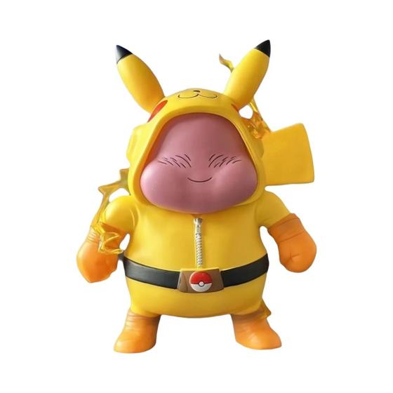 Pikachu Majin Buu Pokemon Figura 12cm PVC Action Statue Modelo ...