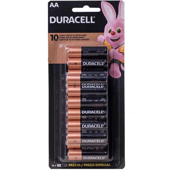 Pilha Aa Duracell Com 16 Unidades - Pilhas - Magazine Luiza