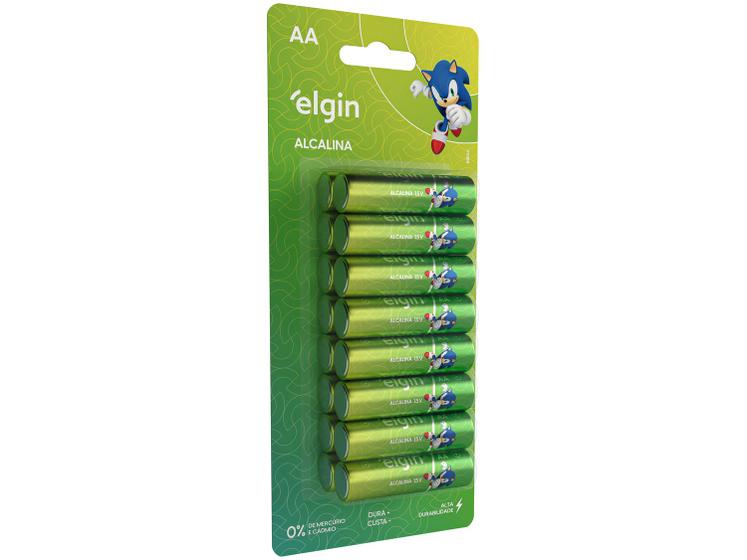 Pilha Alcalina AA Blister Elgin 1,5V 16 Unidades - Pilhas - Magazine Luiza