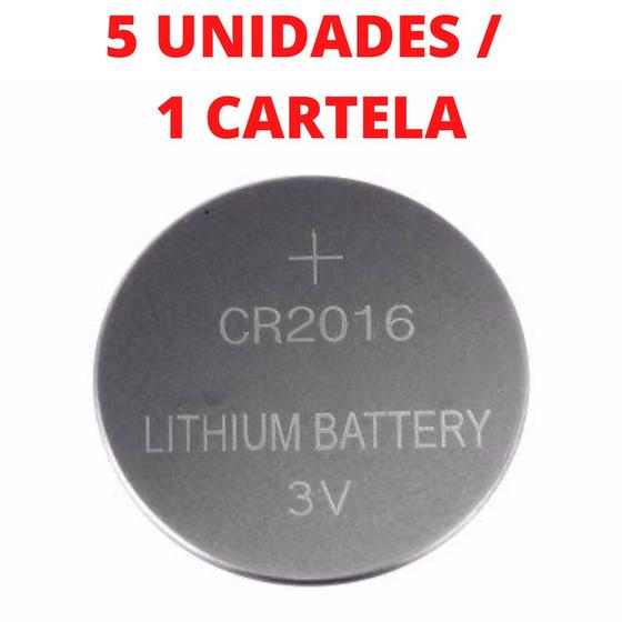 Pilha Bateria Lithium Cr2016/Cr2025/Cr2032 3v Botão Moeda Elgin Cartela Original Dura Mais ...