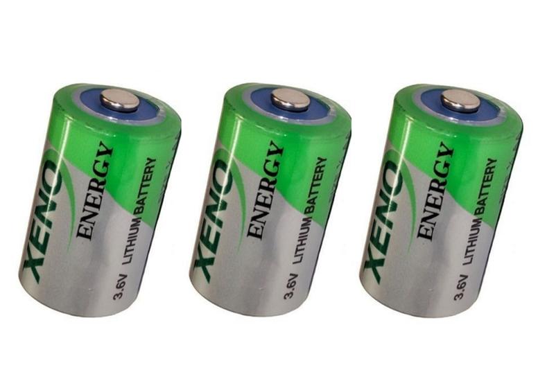Pilha Bateria Xeno Xl-050f 14250 1/2AA 3,6v Lithium 1,2ah Er14250 3 ...