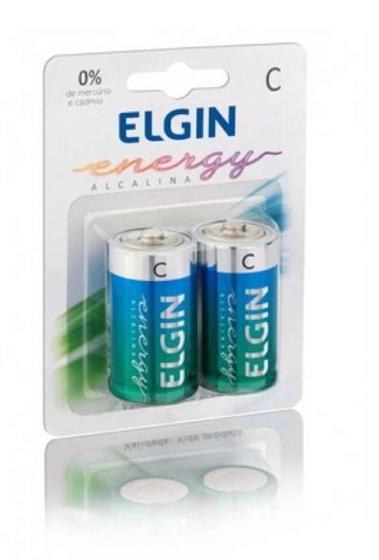Pilha c Alcalina Lr14 1.5v Com 2 Elgin - Pilhas - Magazine Luiza