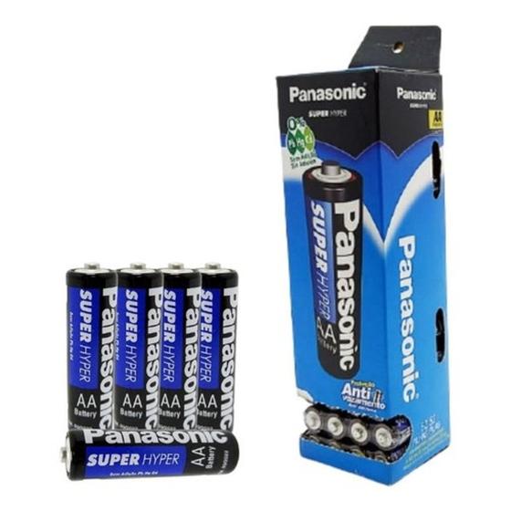Pilha Panasonic AA Tubo com 52 Pilhas - Pilhas - Magazine Luiza