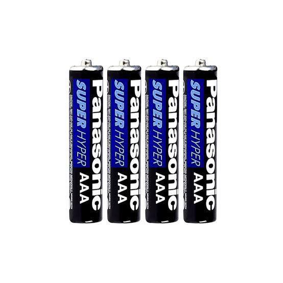 Pilha Panasonic Super Hyper Pequena AA e AAA Tubo - pilhas - Pilhas ...
