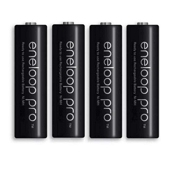 Pilhas Recarregáveis 4x Aa Panasonic Eneloop Pro Ni Mh De 2500mah Bk