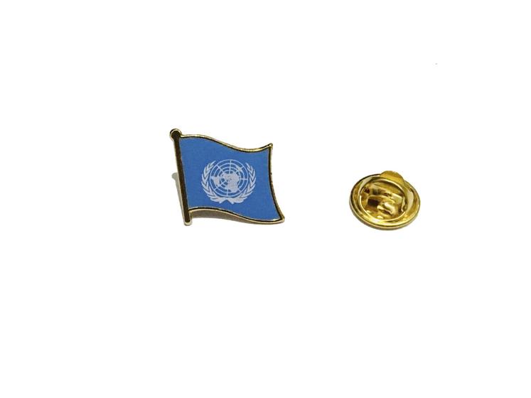 Pin da bandeira da Organização das Nações Unidas Onu - Mundo Das ...
