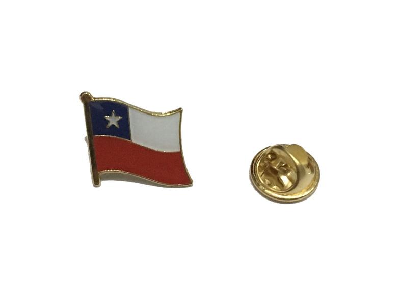 Pin da bandeira do chile - Mundo Das Bandeiras - Broche - Magazine Luiza