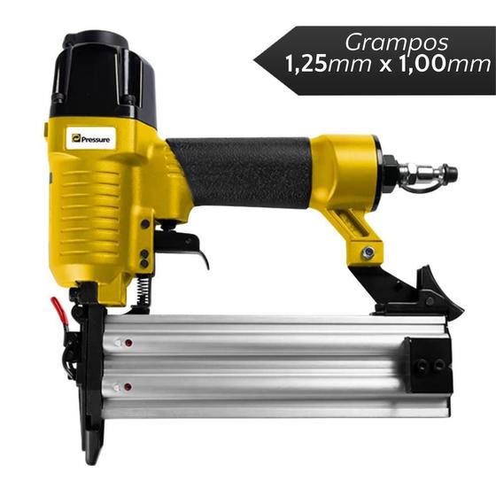 Pinador Pneumático 1/4 Pol Para Pregos 1,25 X 1,00 Mm Pressu - Pressure ...