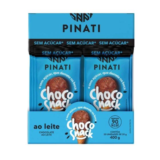 PINATI CHOCO SNACKS 20 unid x 20g - Barra de Cereal - Magazine Luiza