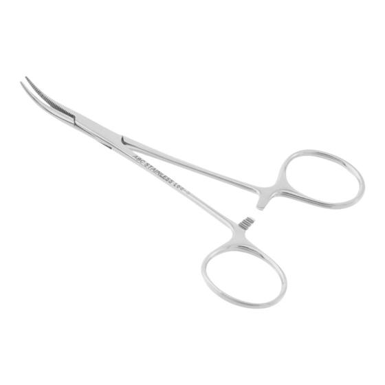 Pinça Halstead Mosquito Curva 12cm ABC - Pinças - Magazine Luiza