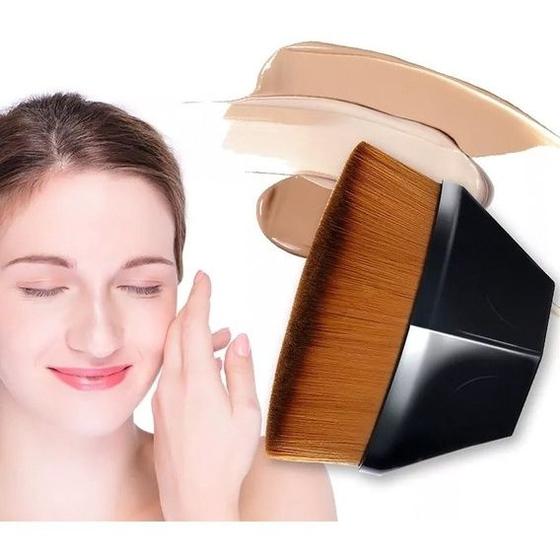 Pincel De Base Corretivo Hexagonal Macio Creme Bb Cream Para Maquiagem ...